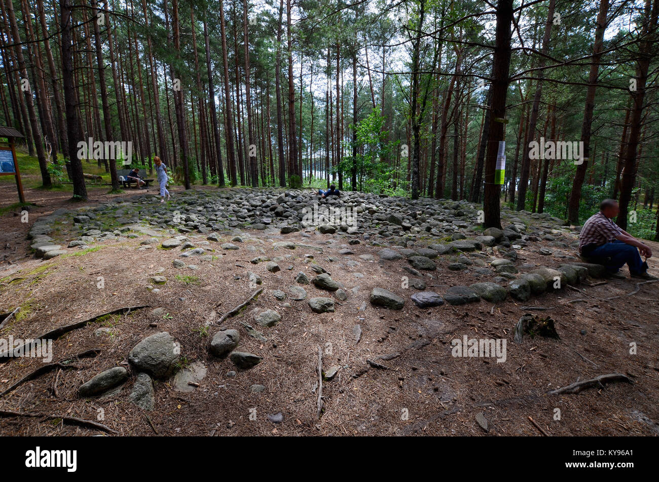 Tumuli in Wesiory (the ancient graveyard of Goths and Gepids Stock ...