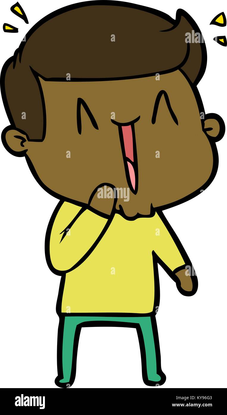 cartoon excited man Stock Vector Image & Art - Alamy