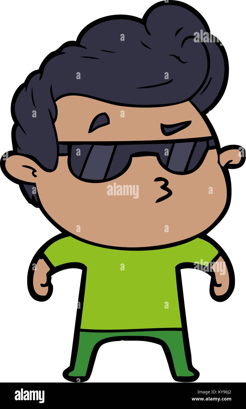 cartoon cool guy Stock Vector Image & Art - Alamy