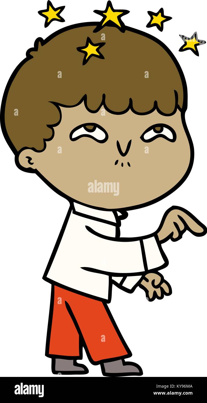 cartoon amazed boy Stock Vector Image & Art - Alamy