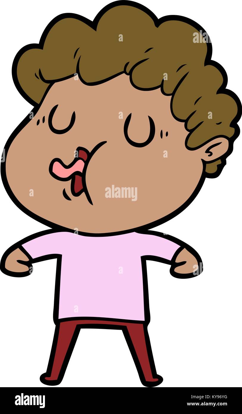 cartoon man singing Stock Vector Image & Art - Alamy