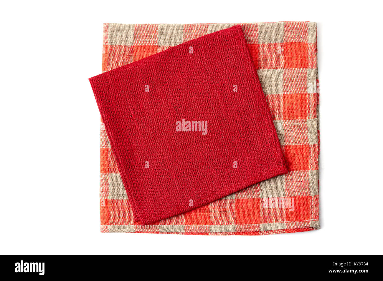 White fabric stack hi-res stock photography and images - Alamy