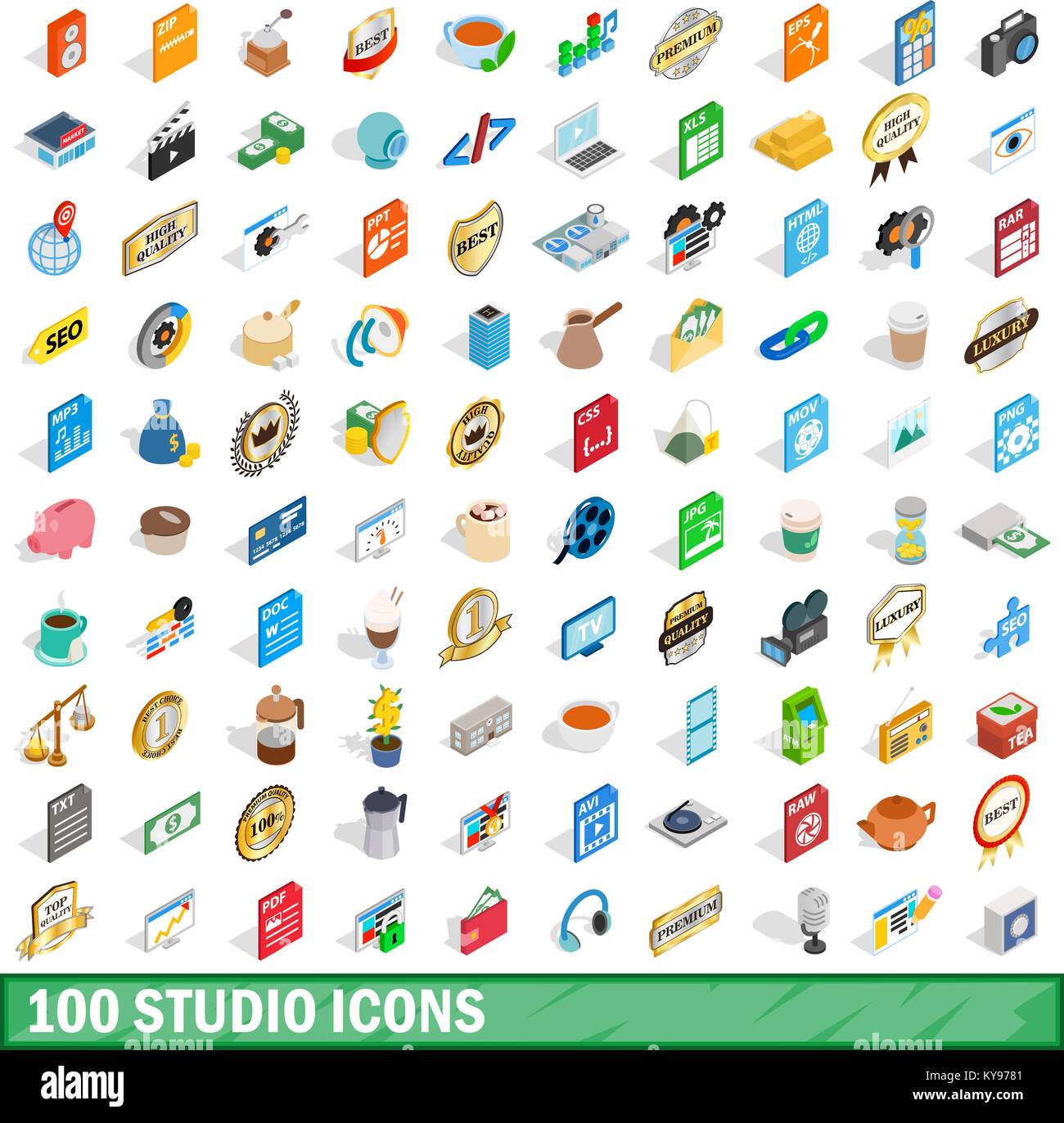 100 images Stock Vector Images - Alamy