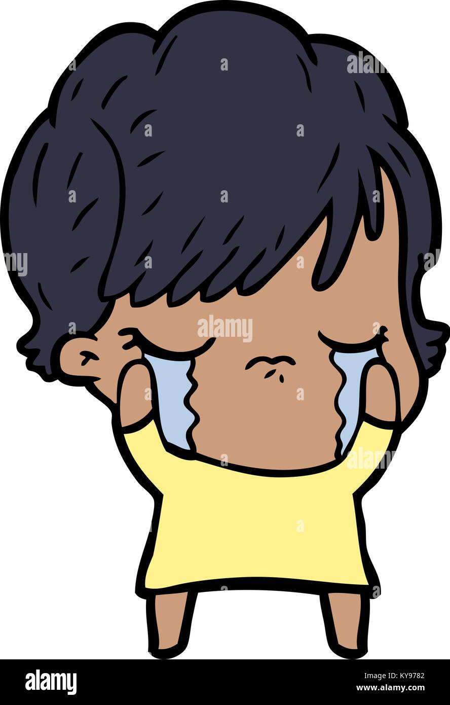 cartoon woman crying Stock Vector Image & Art - Alamy