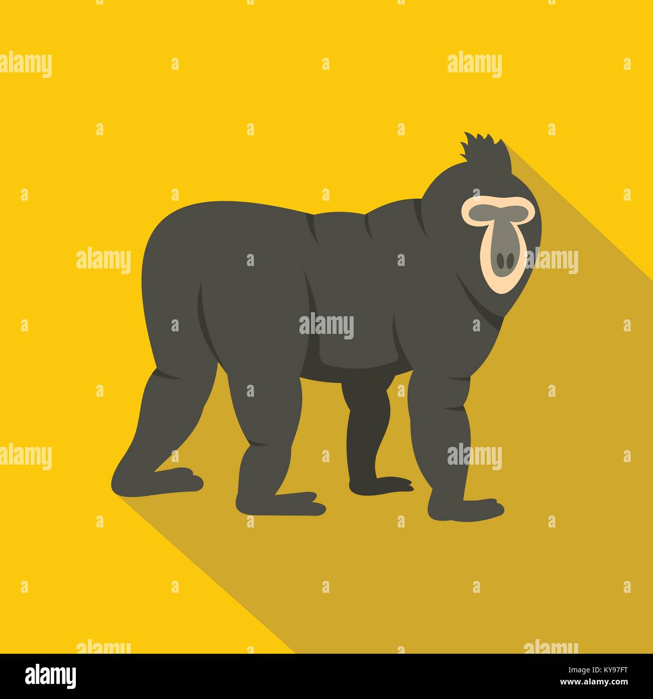 Mandrill vector vectors hi-res stock photography and images - Alamy