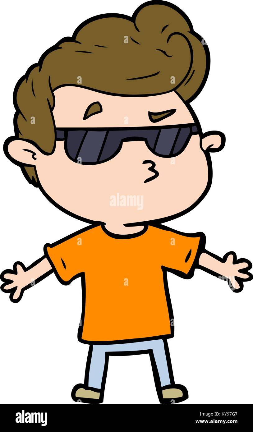 cartoon cool guy Stock Vector Image & Art - Alamy
