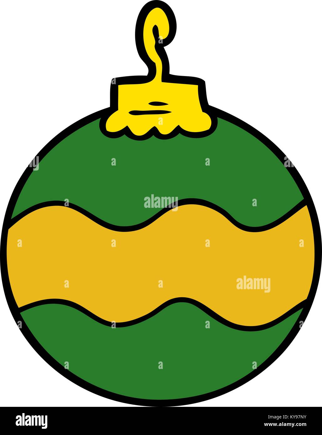 cartoon christmas bauble Stock Vector Image & Art - Alamy