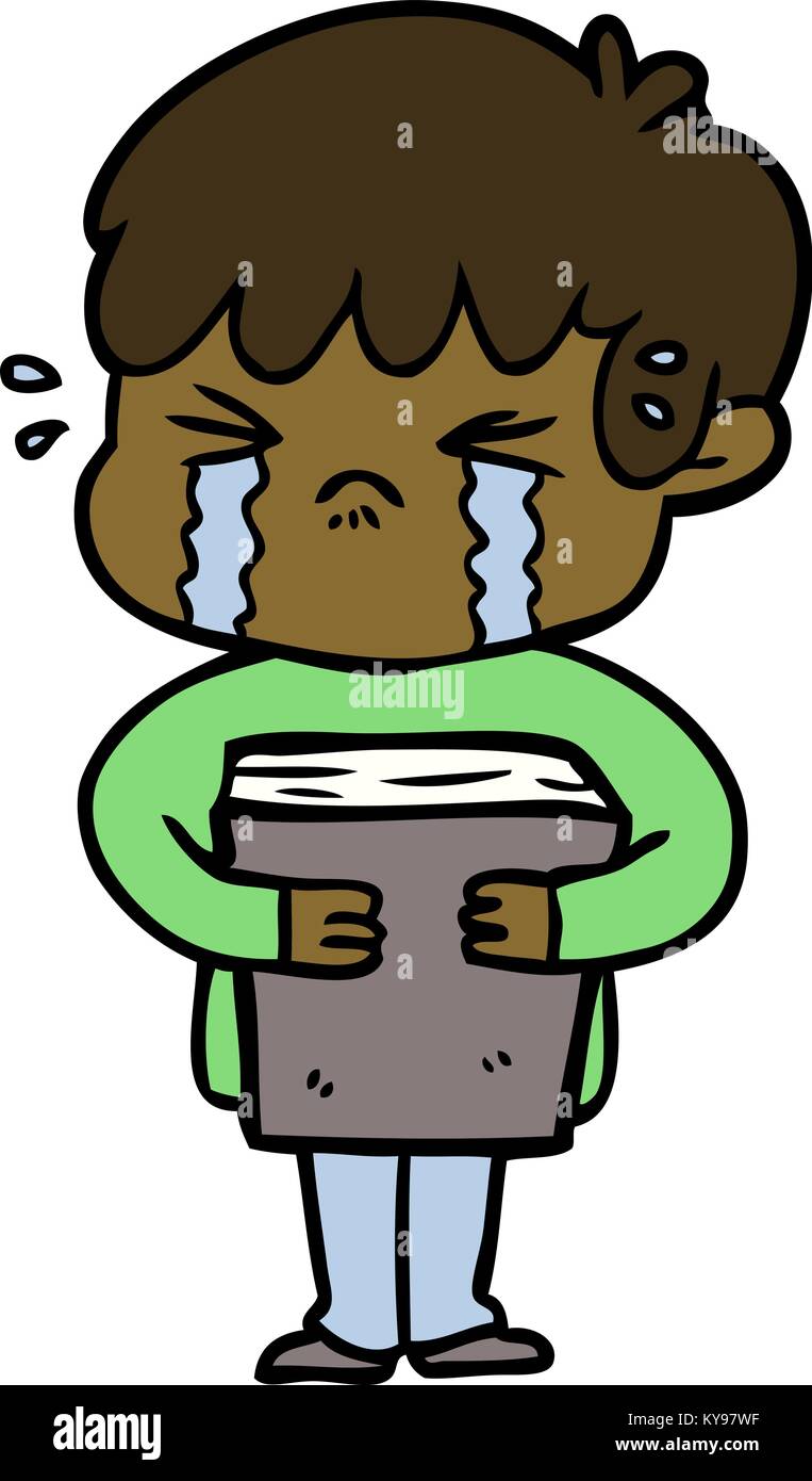 cartoon boy crying Stock Vector Image & Art - Alamy