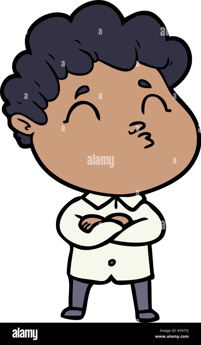 Pouting boy Stock Vector Images - Alamy