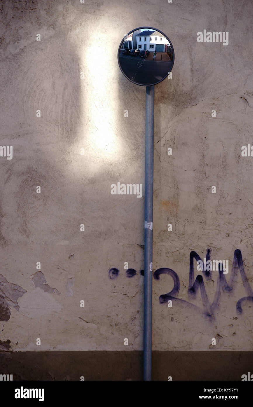 Safety mirror junction hi-res stock photography and images - Alamy