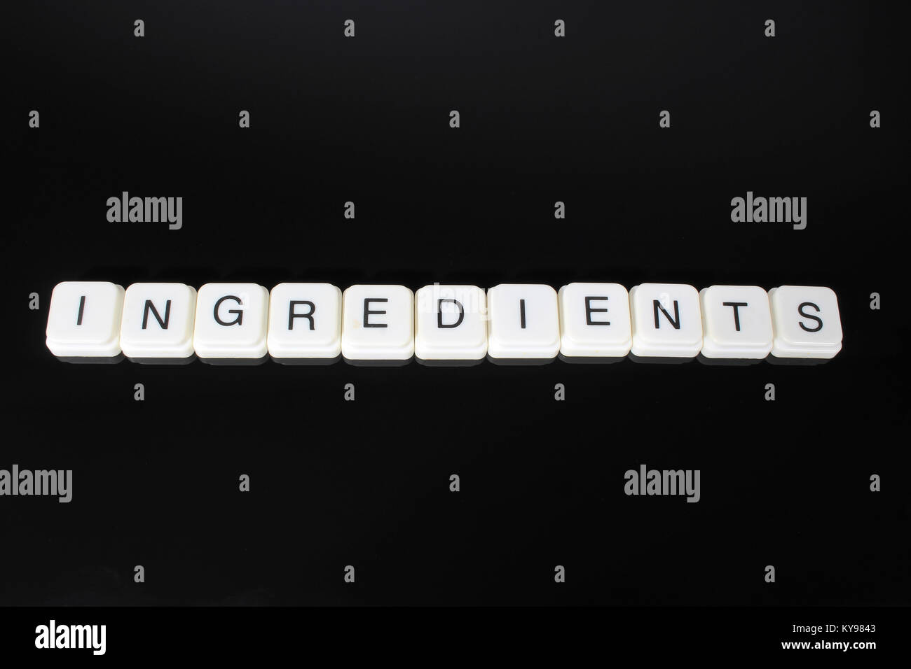 Ingredients text word title caption label cover backdrop background ...