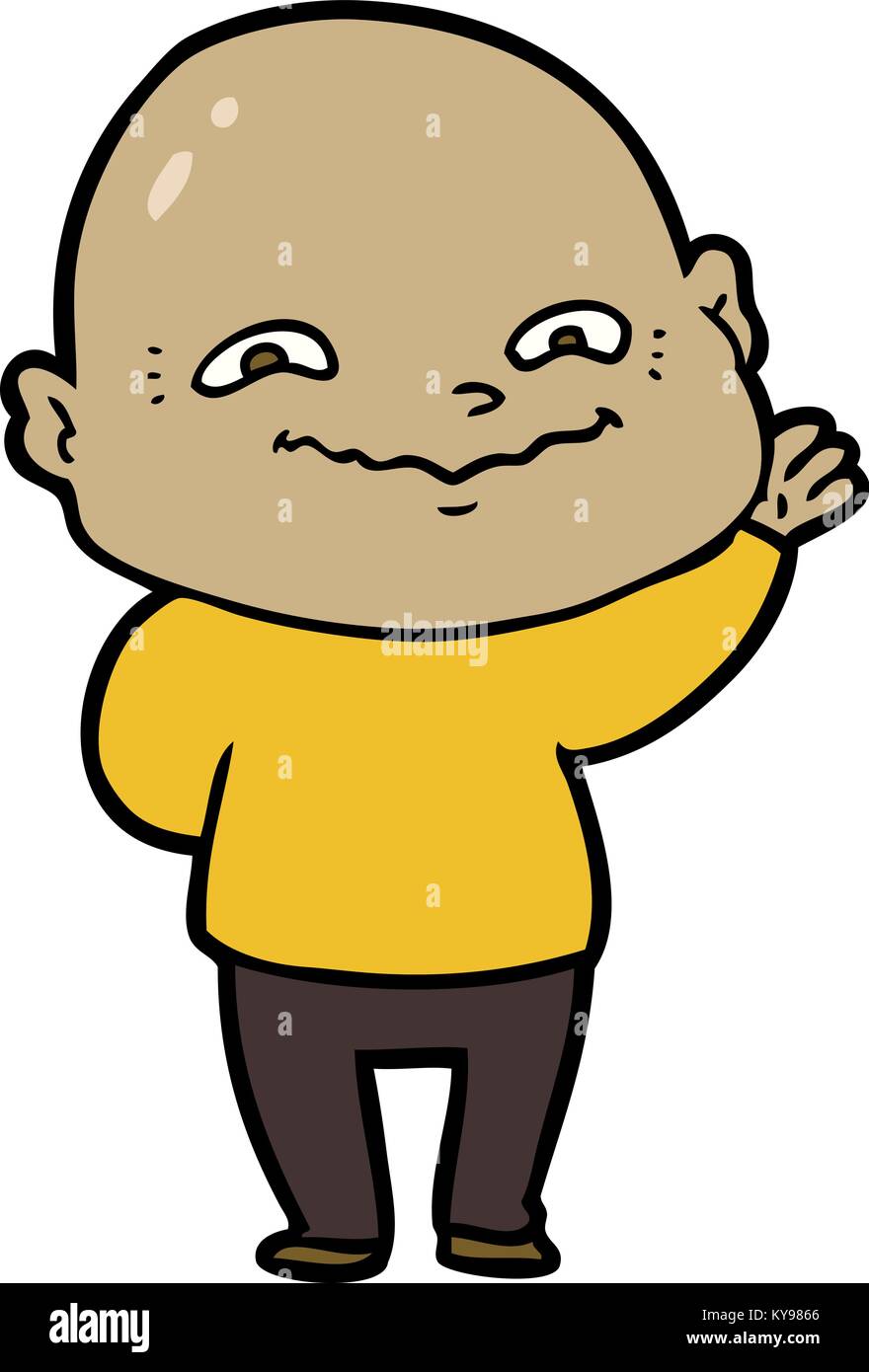 cartoon creepy guy Stock Vector Image & Art - Alamy