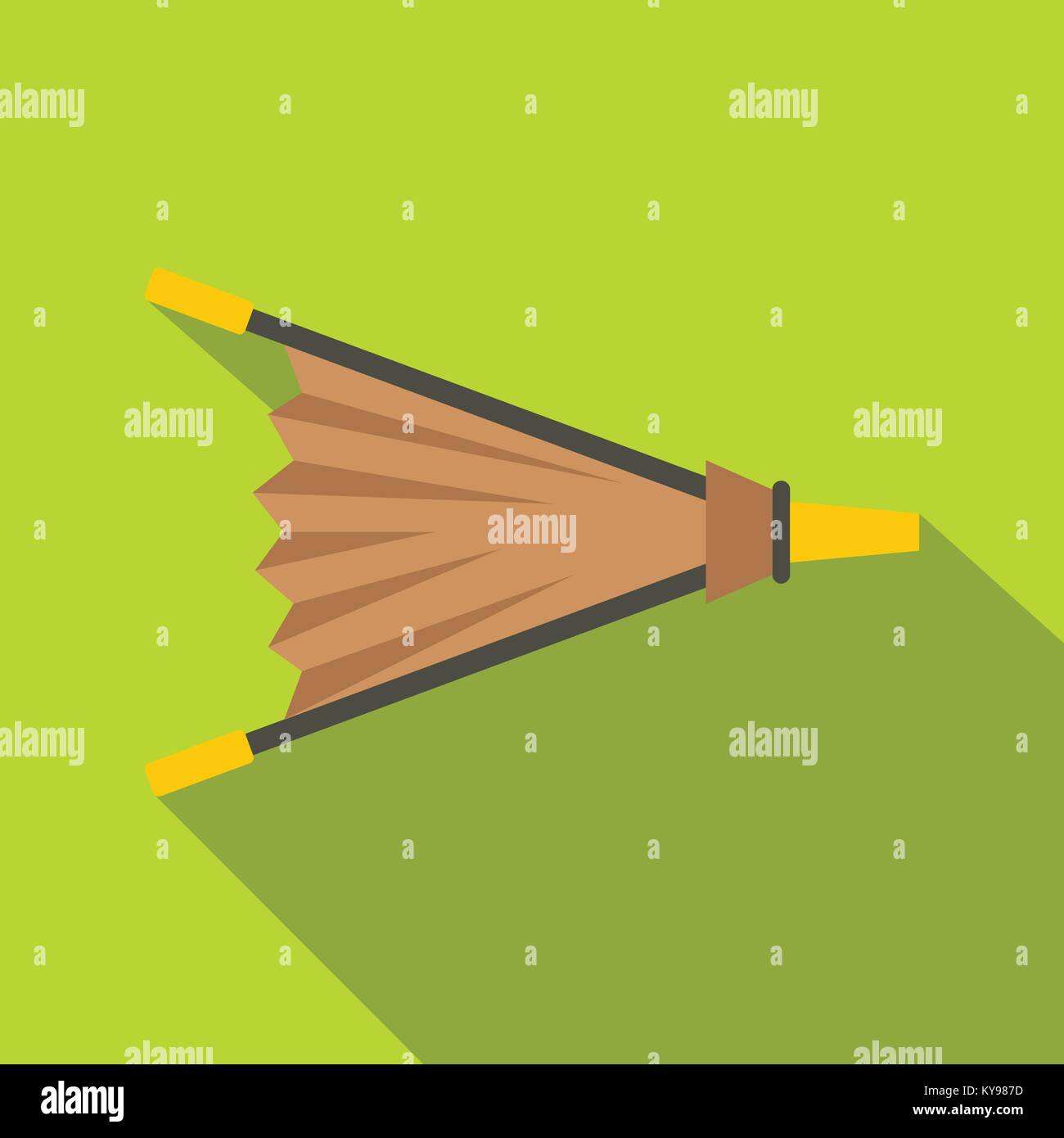 Fire bellows icon. Flat illustration of fire bellows vector icon for ...