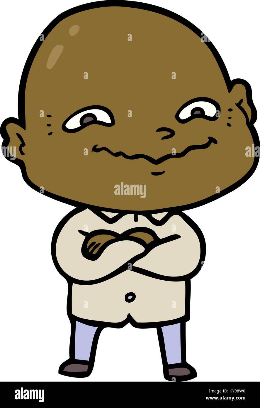 cartoon creepy guy Stock Vector Image & Art - Alamy