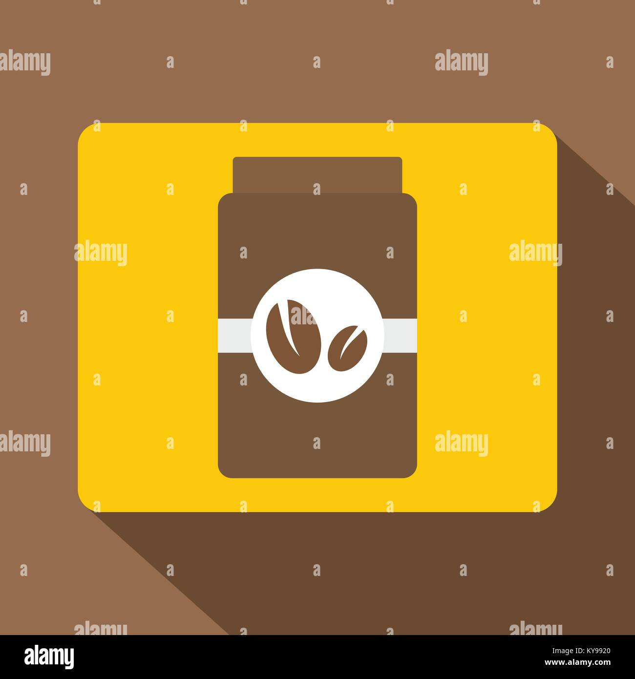 Jar of instant coffee Stock Vector Images - Alamy