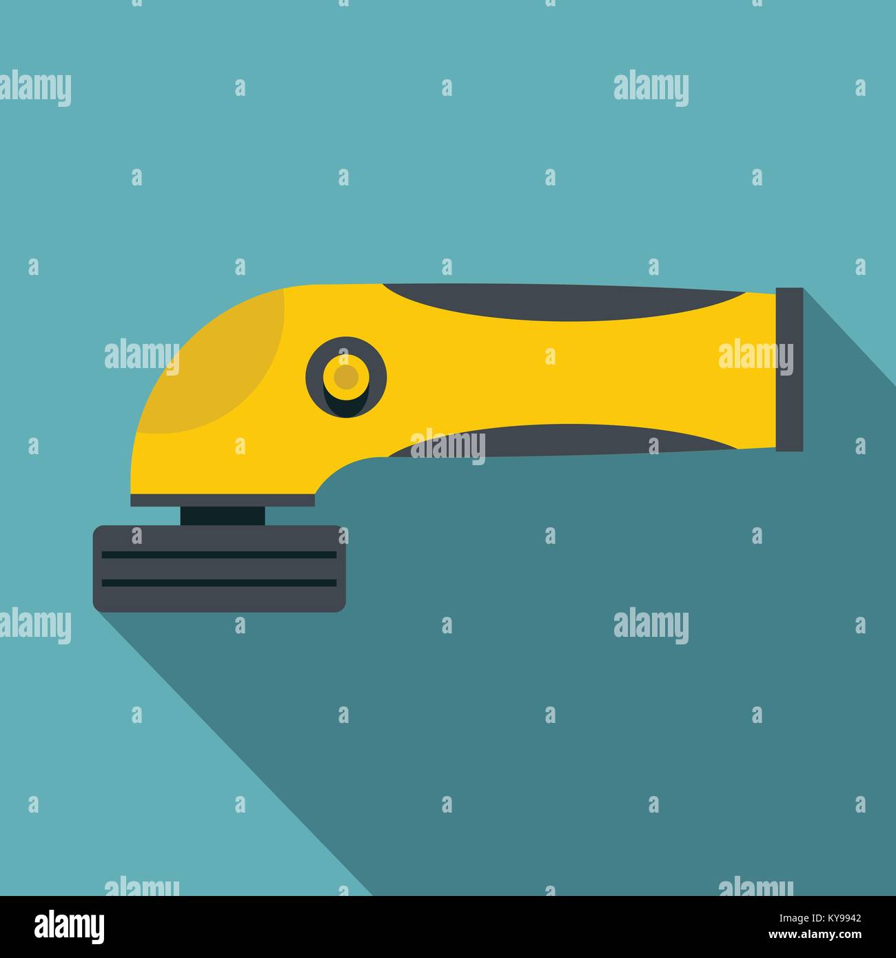 Grinder machine icon. Flat illustration of grinder machine vector icon ...