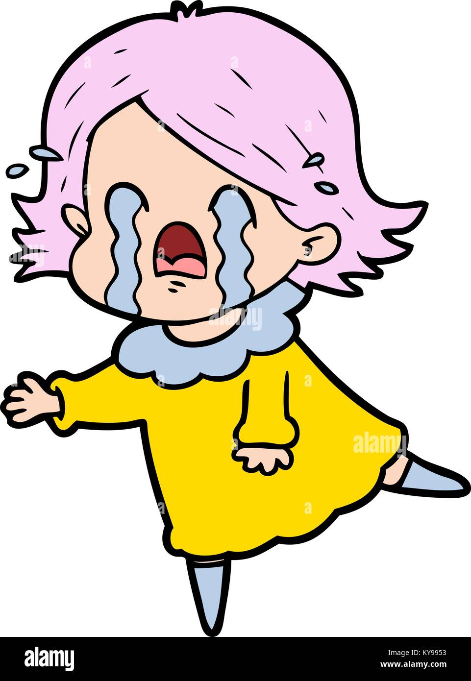 cartoon woman crying Stock Vector Image & Art - Alamy