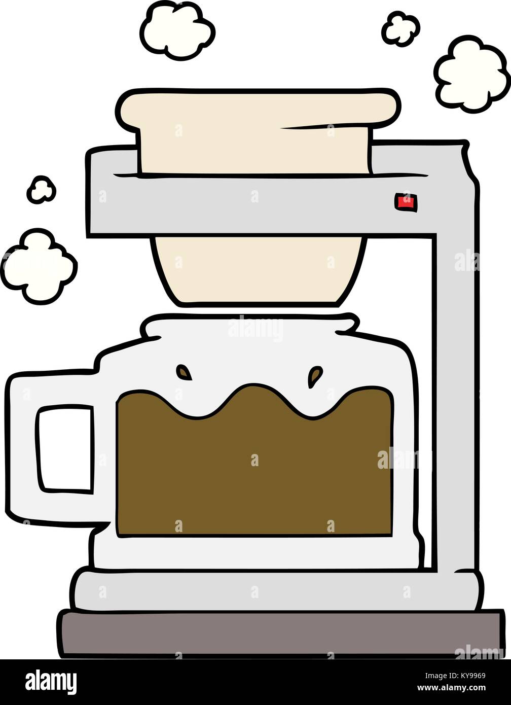 cartoon coffee pot Stock Vector Image & Art - Alamy