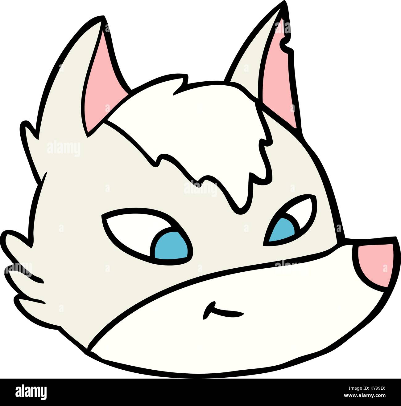 Cartoon Werewolf Face