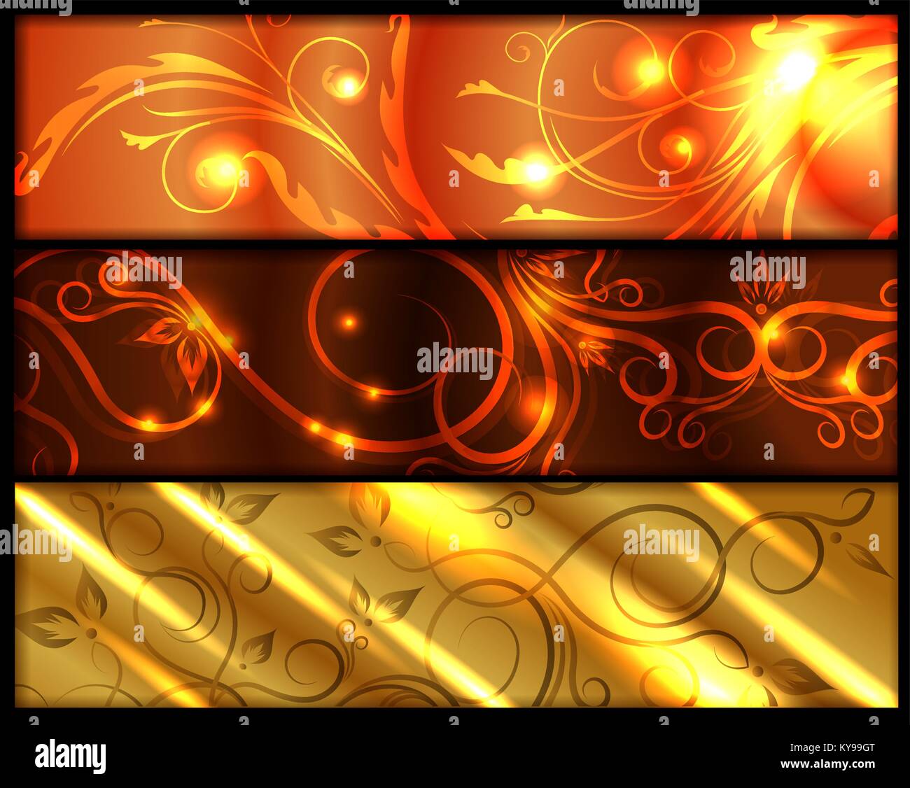 Set of 3 banners Stock Vector Image & Art - Alamy
