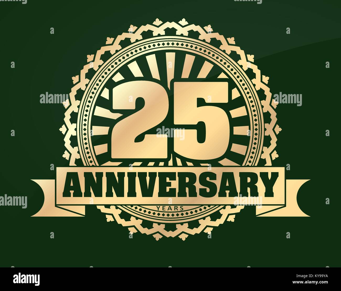 Royal golden jubilee emblem Stock Vector Images - Alamy