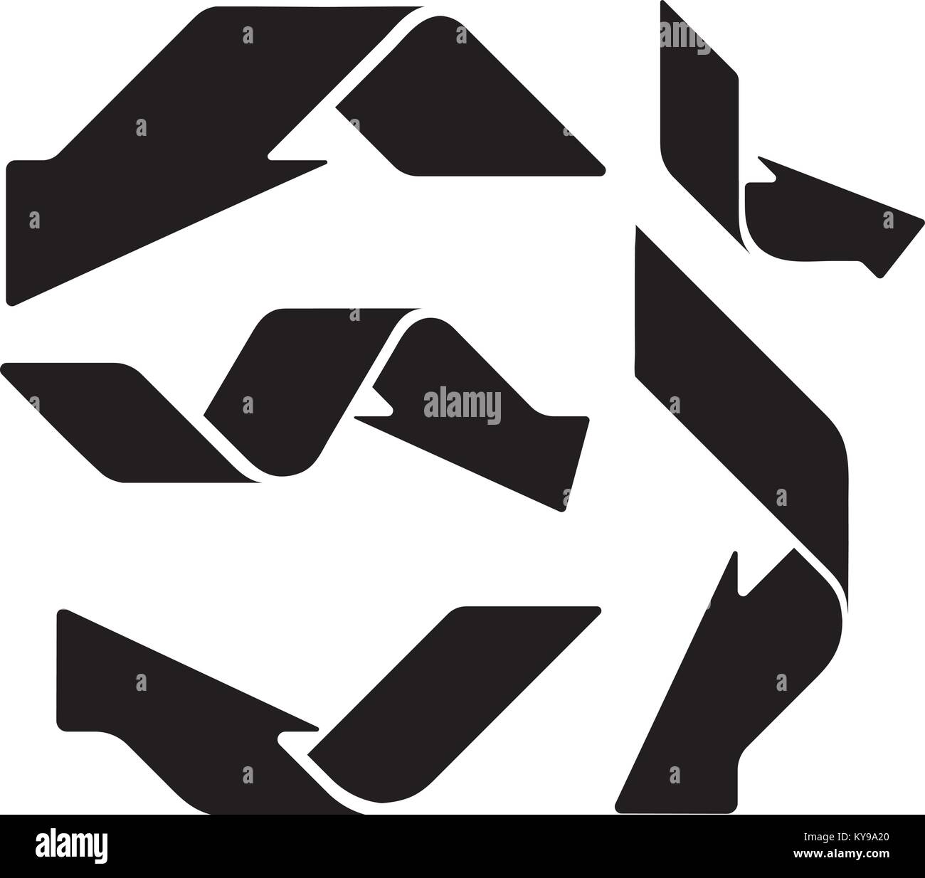 Five arrows Stock Vector Images - Alamy