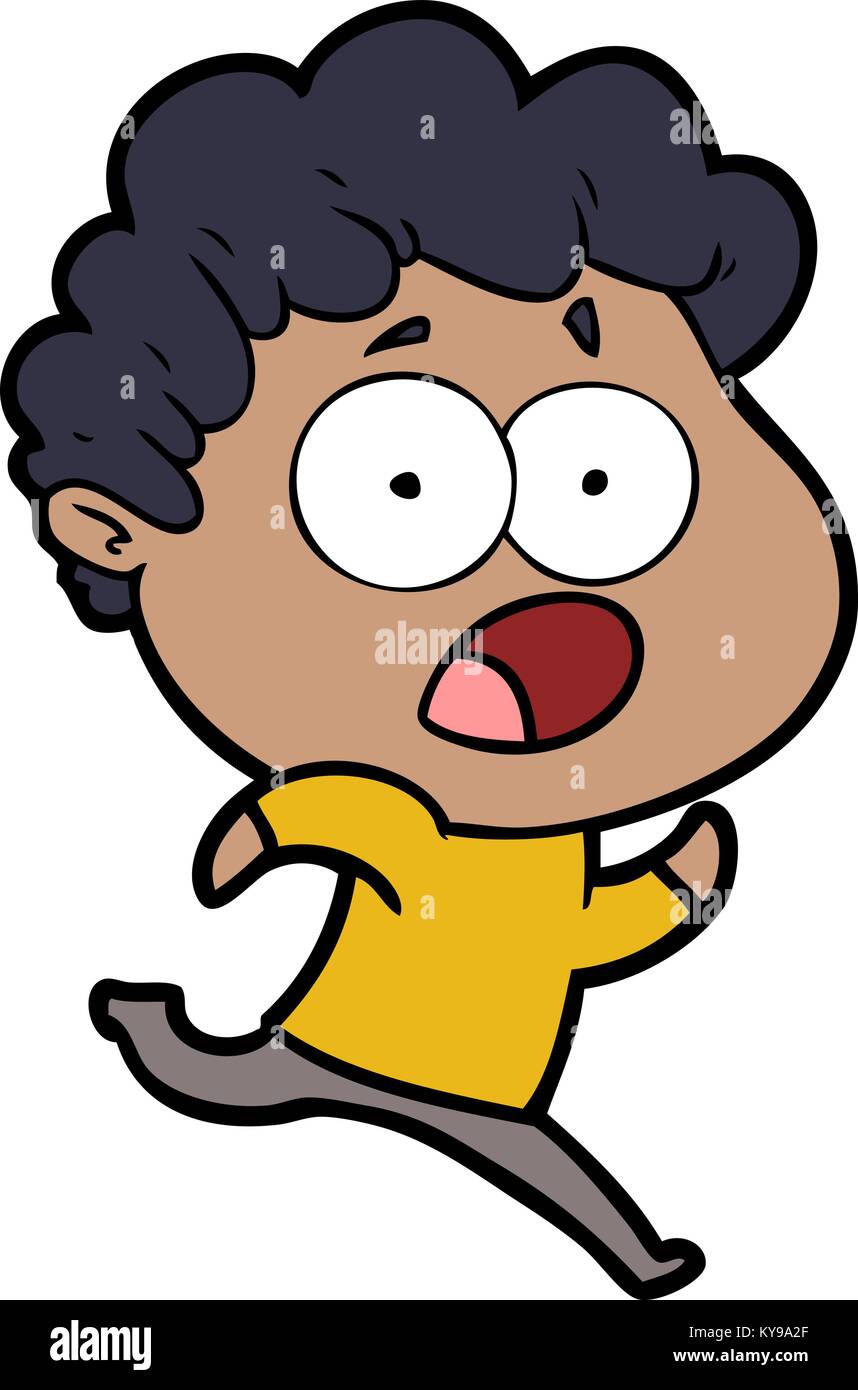 cartoon man gasping in surprise Stock Vector Image & Art - Alamy