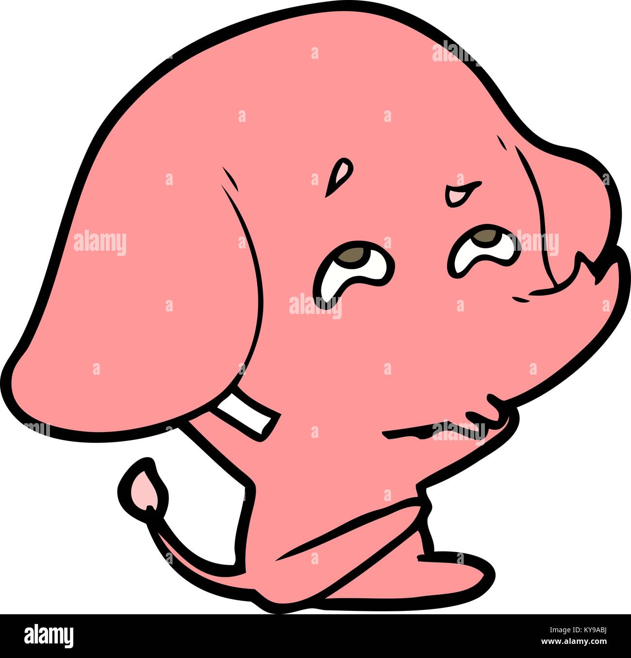 cartoon elephant remembering Stock Vector Image & Art - Alamy