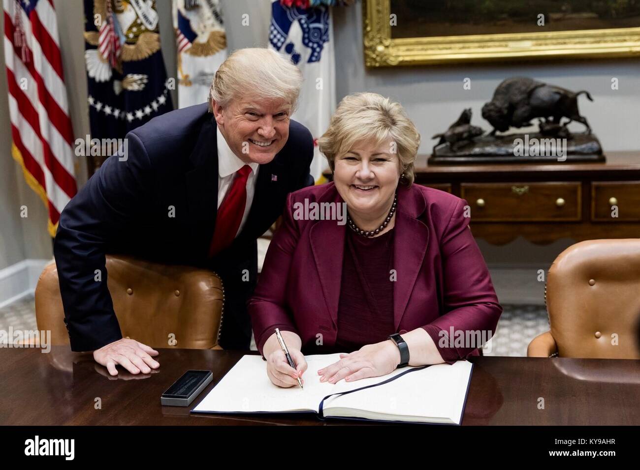 Norway prime minister hi-res stock photography and images - Alamy