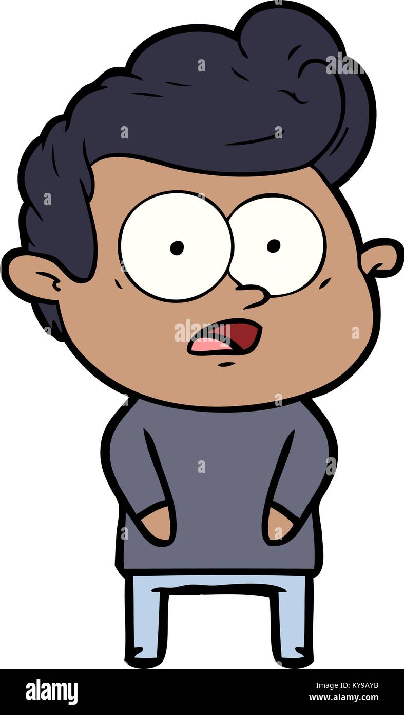 cartoon staring man Stock Vector Image & Art - Alamy