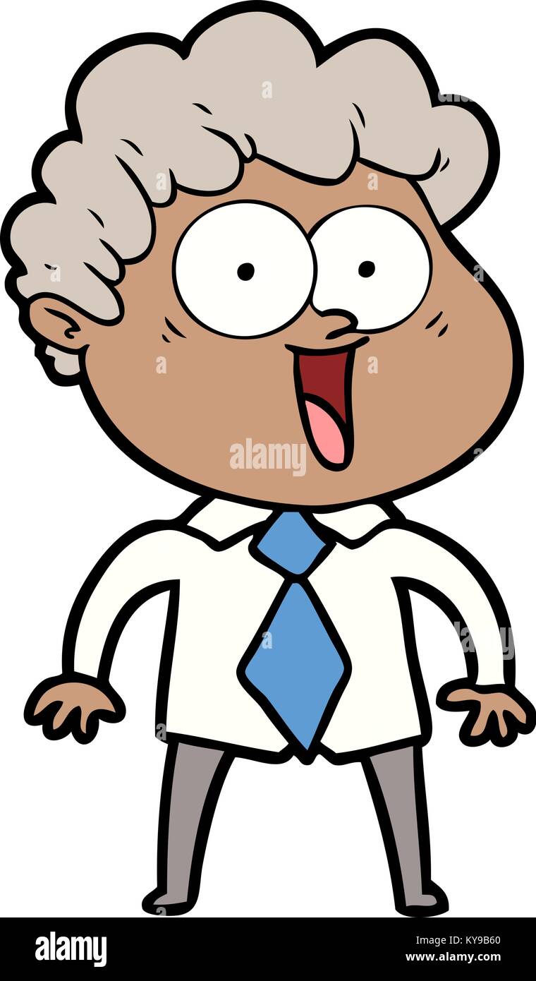 cartoon happy man Stock Vector Image & Art - Alamy