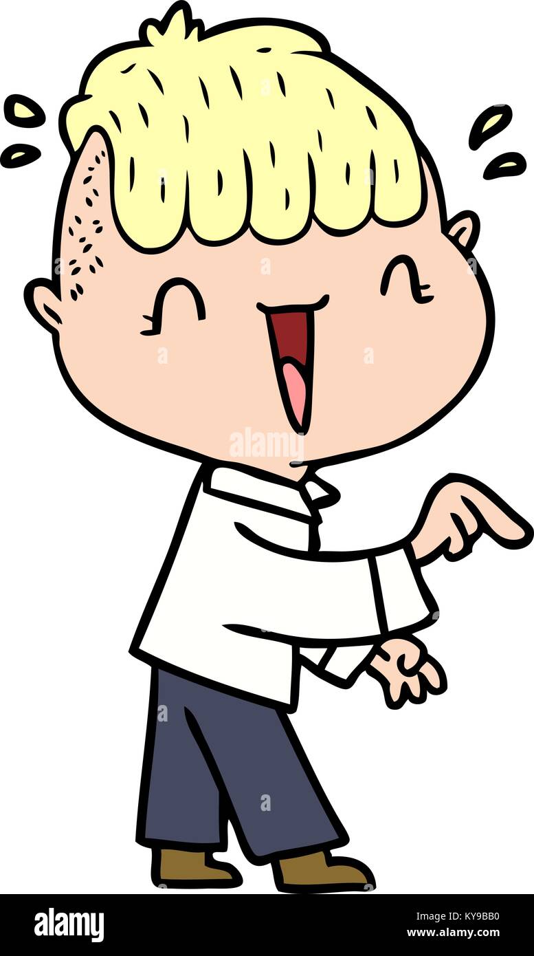 cartoon happy boy surprised Stock Vector Image & Art - Alamy