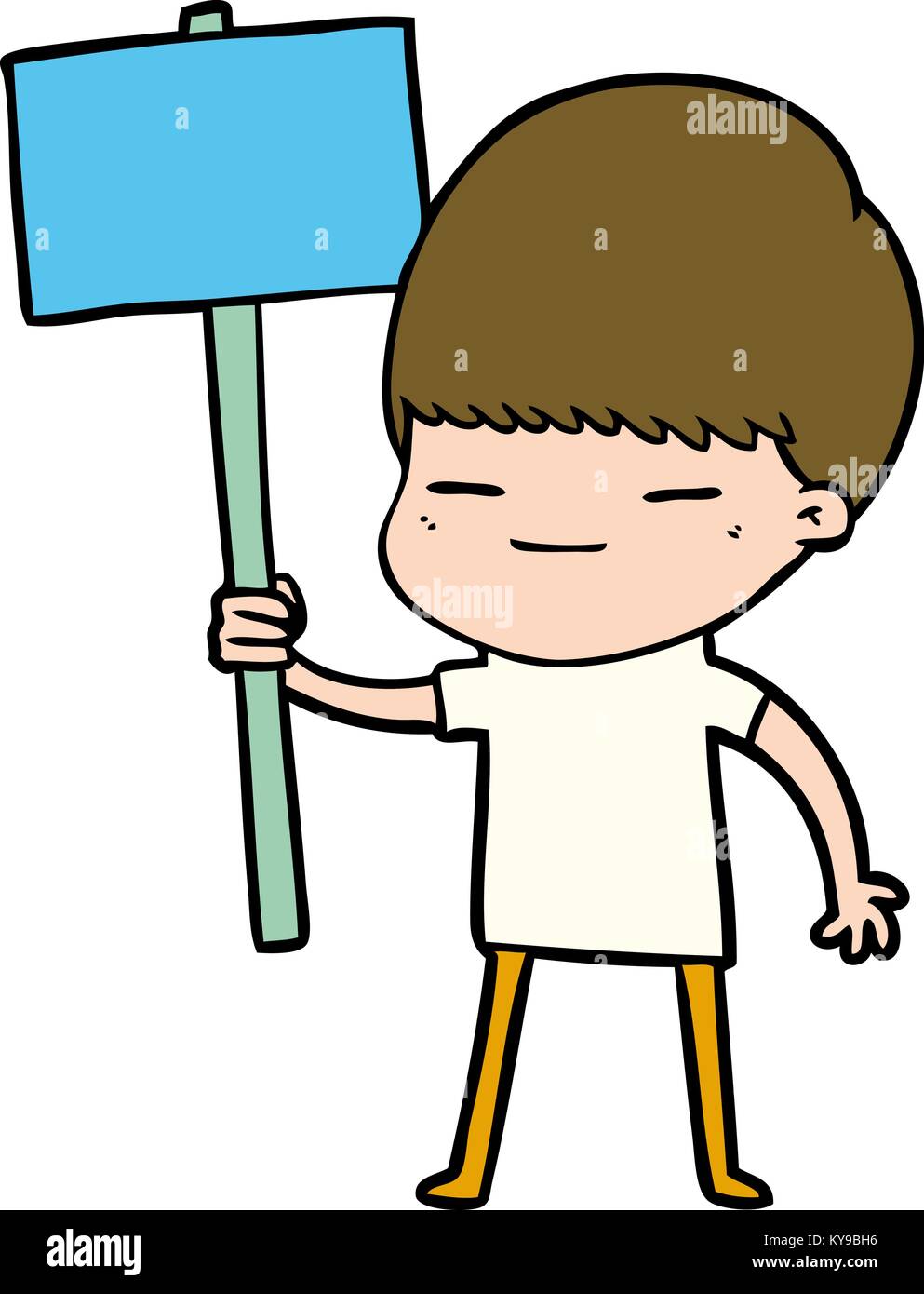 cartoon smug boy Stock Vector Image & Art - Alamy