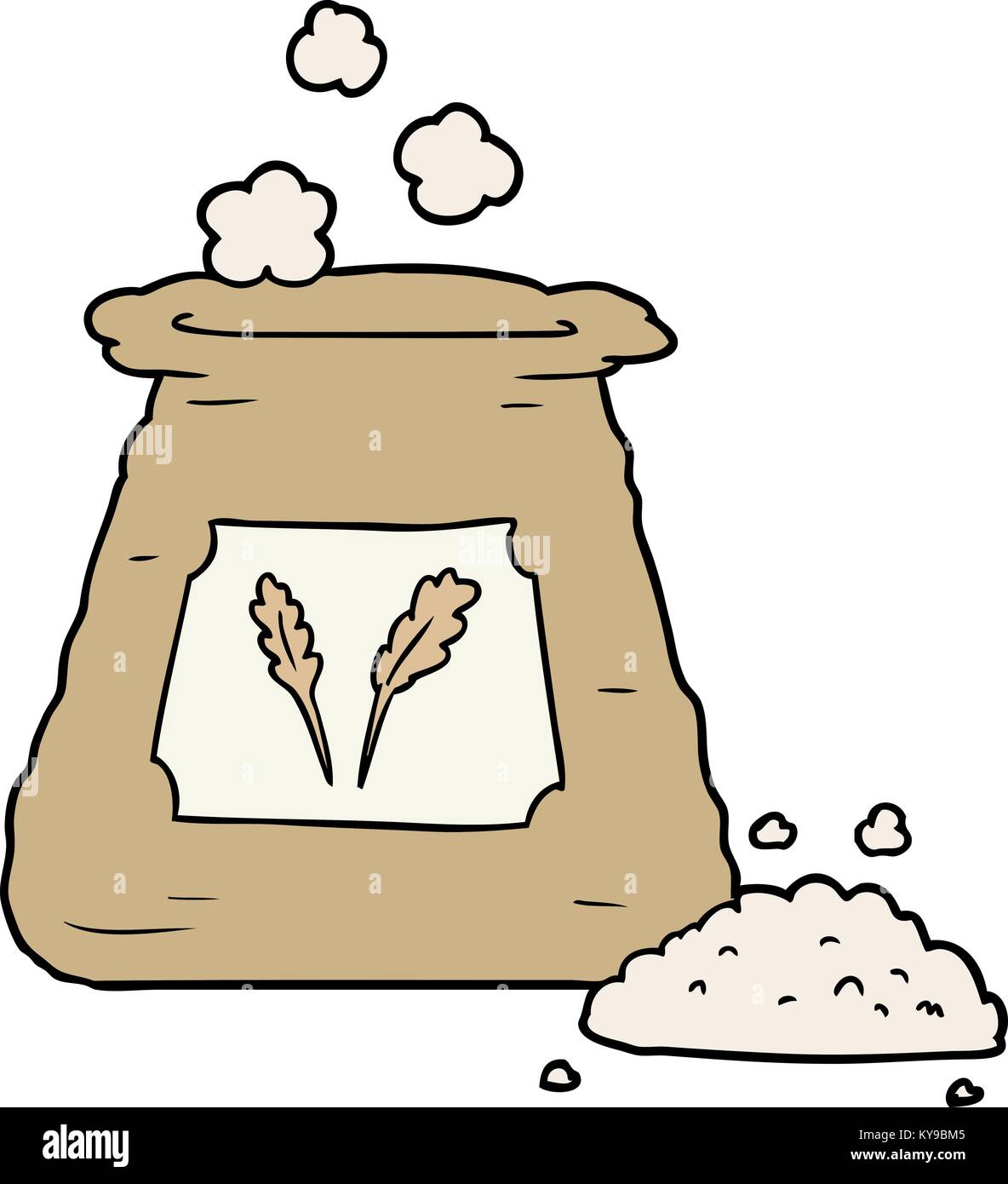 Cartoon Bag Flour High Resolution Stock Photography and Images - Alamy