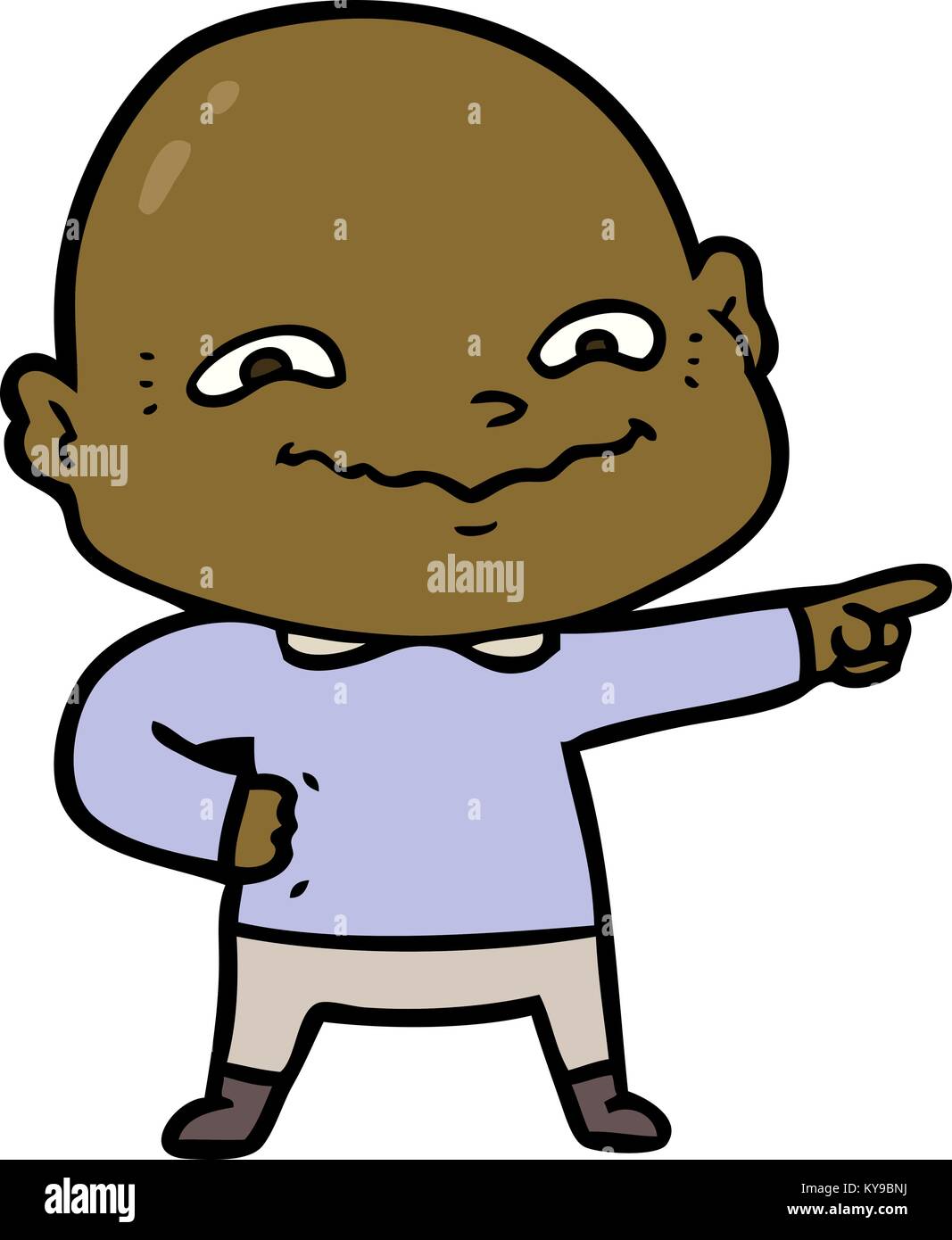 cartoon creepy guy Stock Vector Image & Art - Alamy