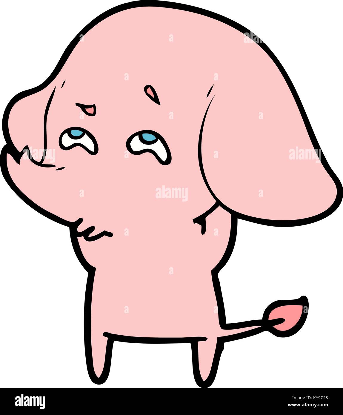 cartoon elephant remembering Stock Vector Image & Art - Alamy