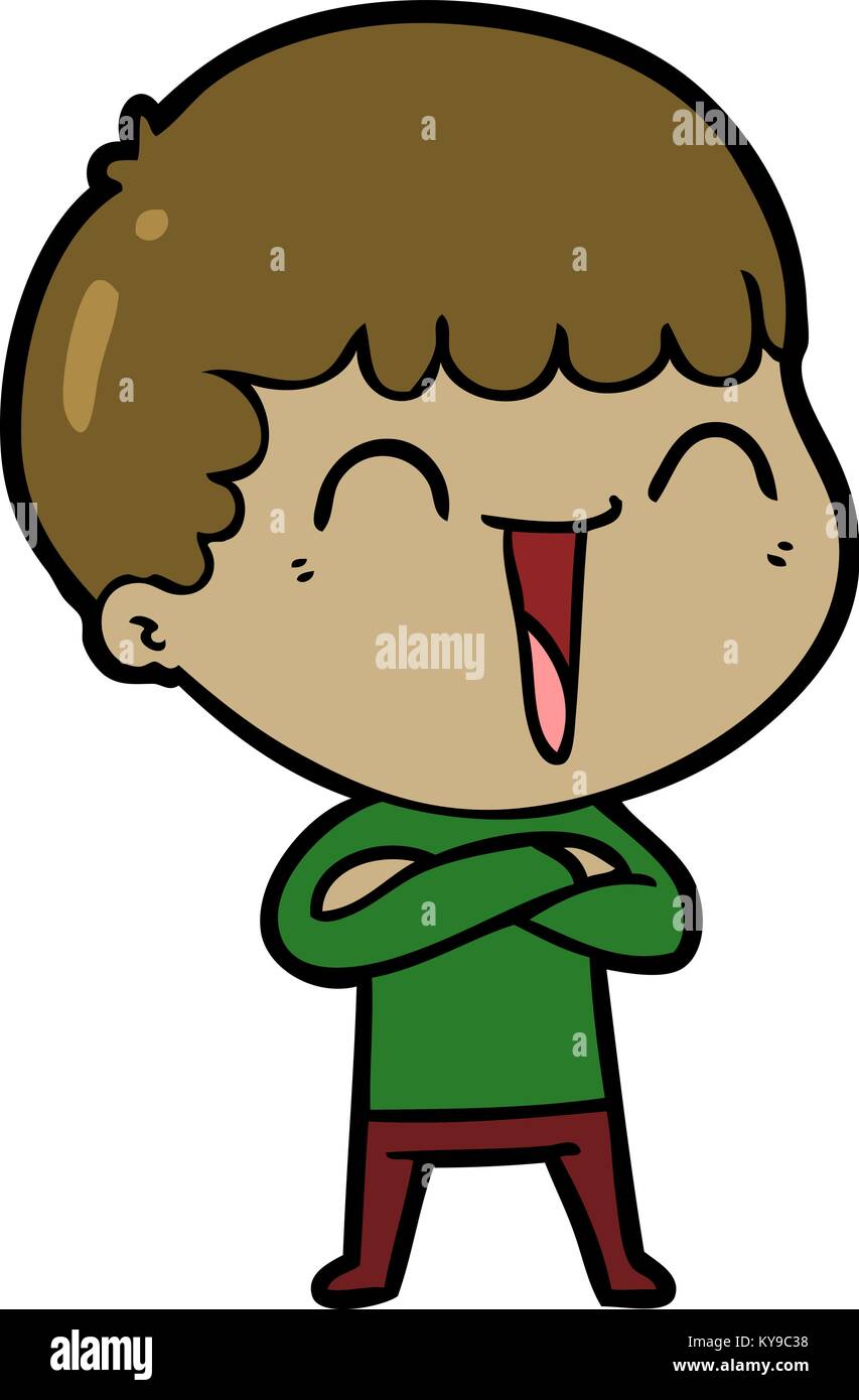 cartoon happy man Stock Vector Image & Art - Alamy