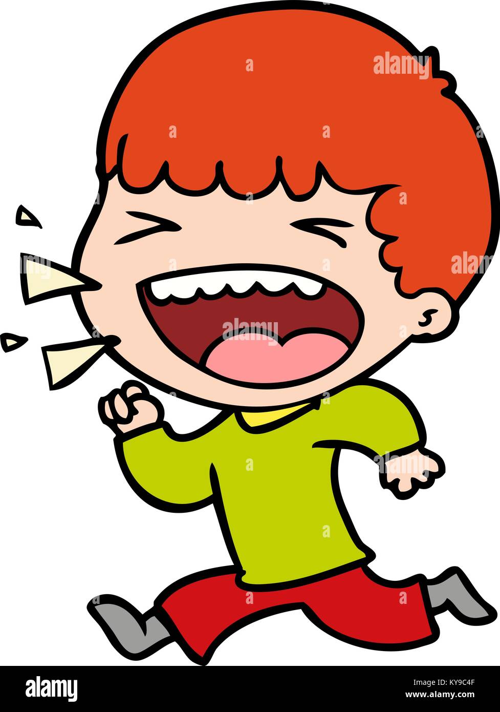 cartoon laughing man Stock Vector Image & Art - Alamy