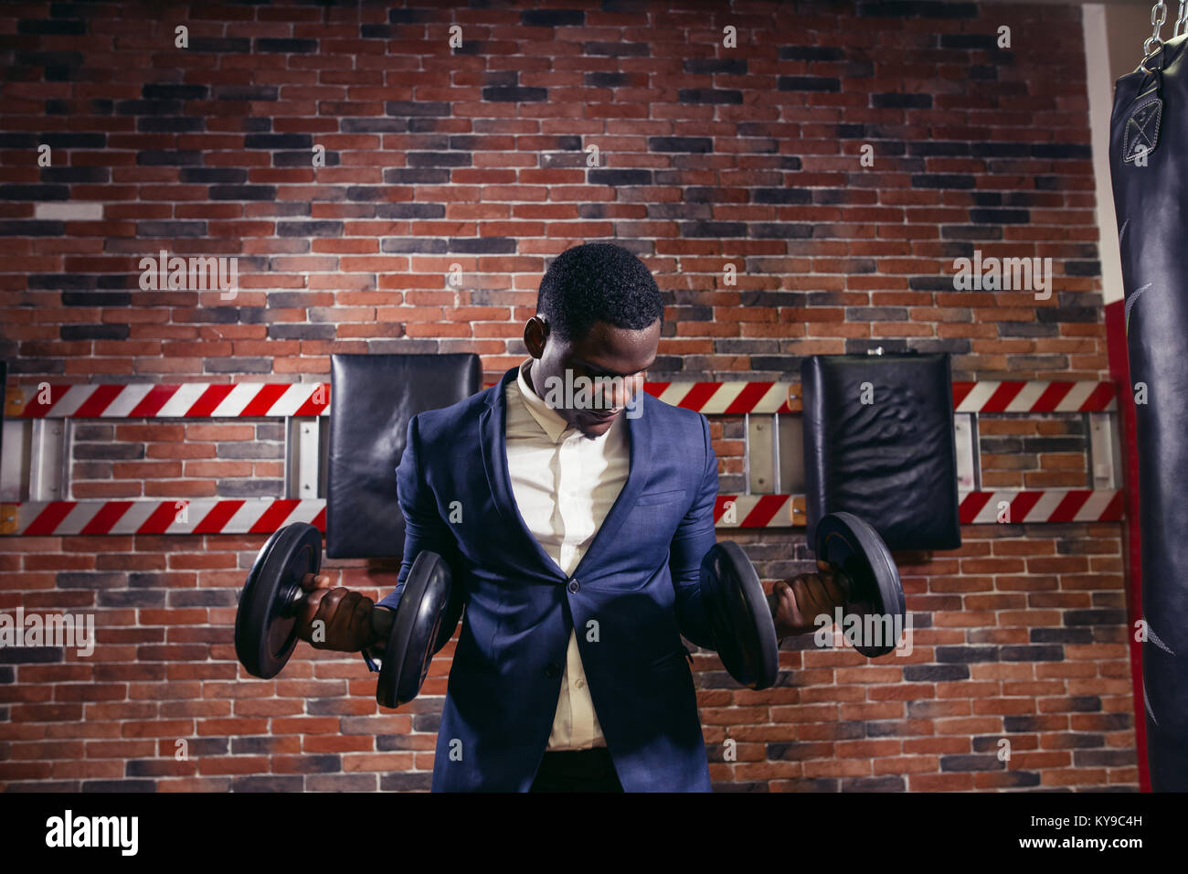 African Man Working Out High Resolution Stock Photography and Images ...