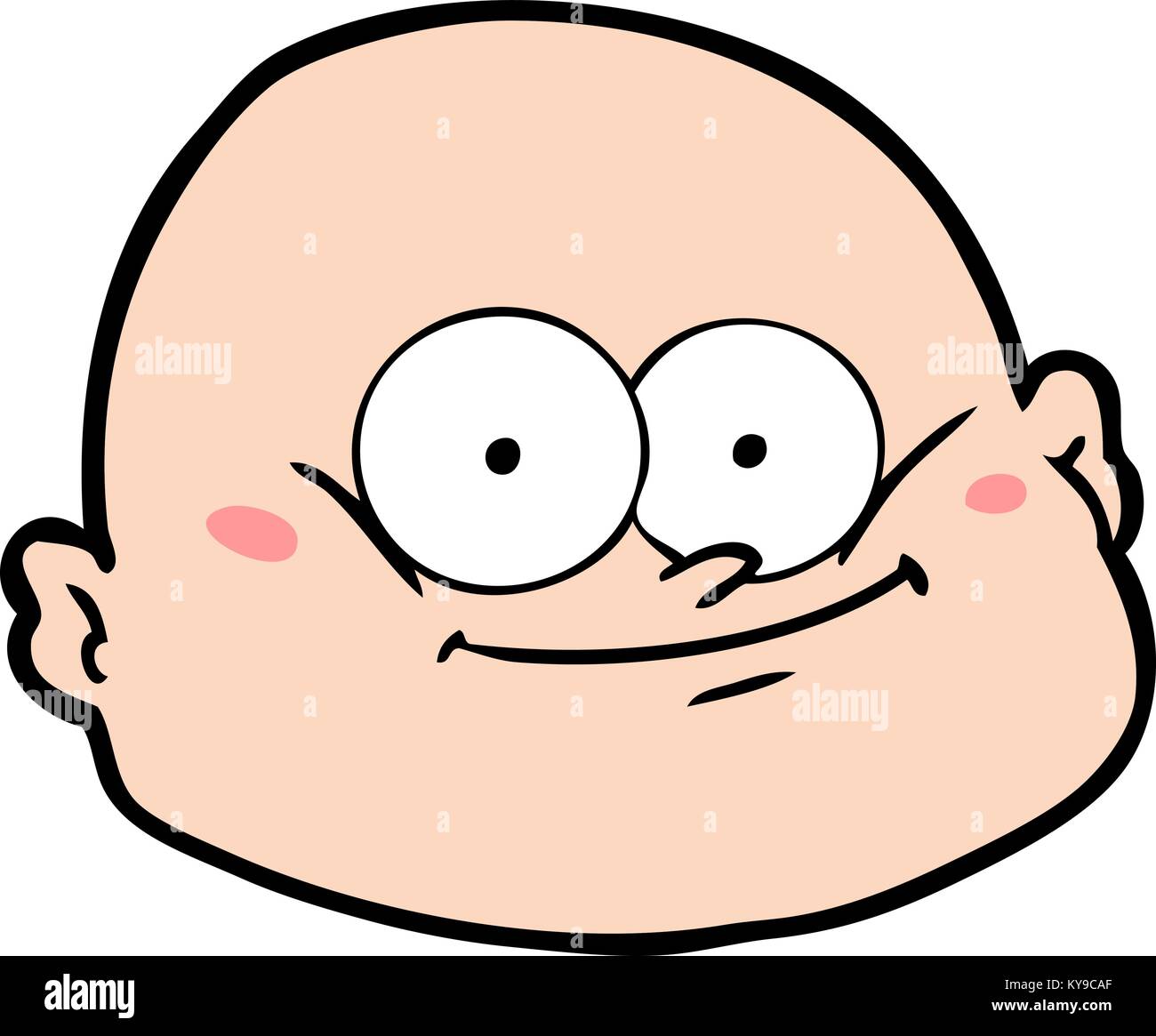 cartoon bald man Stock Vector Image & Art - Alamy