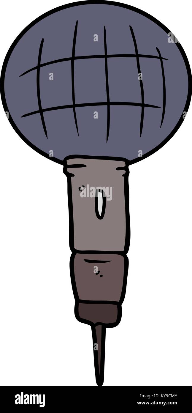 Freehand drawn cartoon microphone hi-res stock photography and images ...