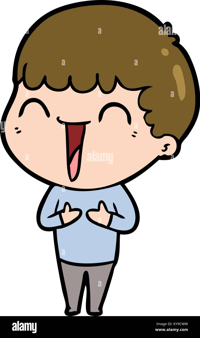 cartoon happy man Stock Vector Image & Art - Alamy