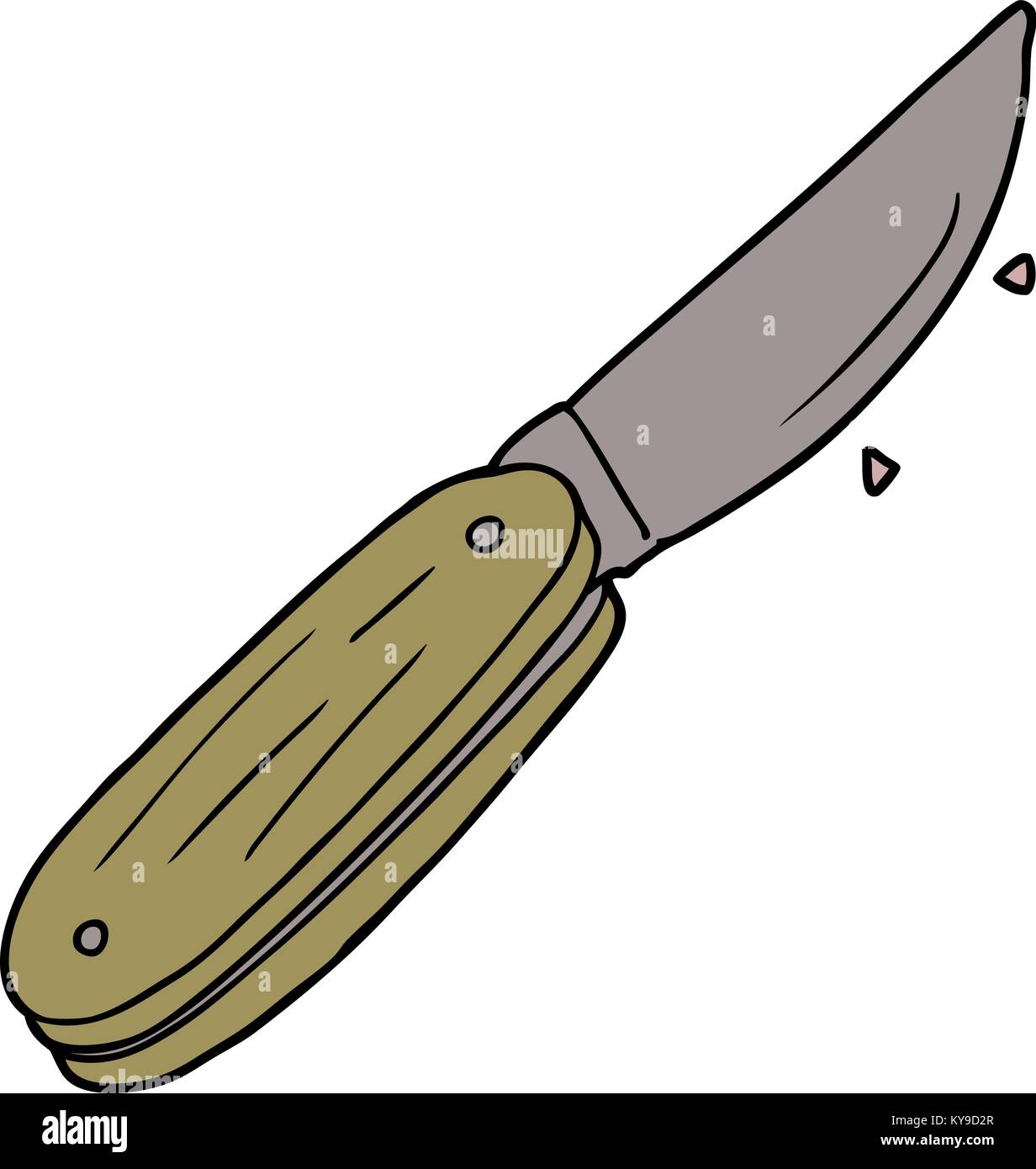 cartoon folding knife Stock Vector Image & Art - Alamy