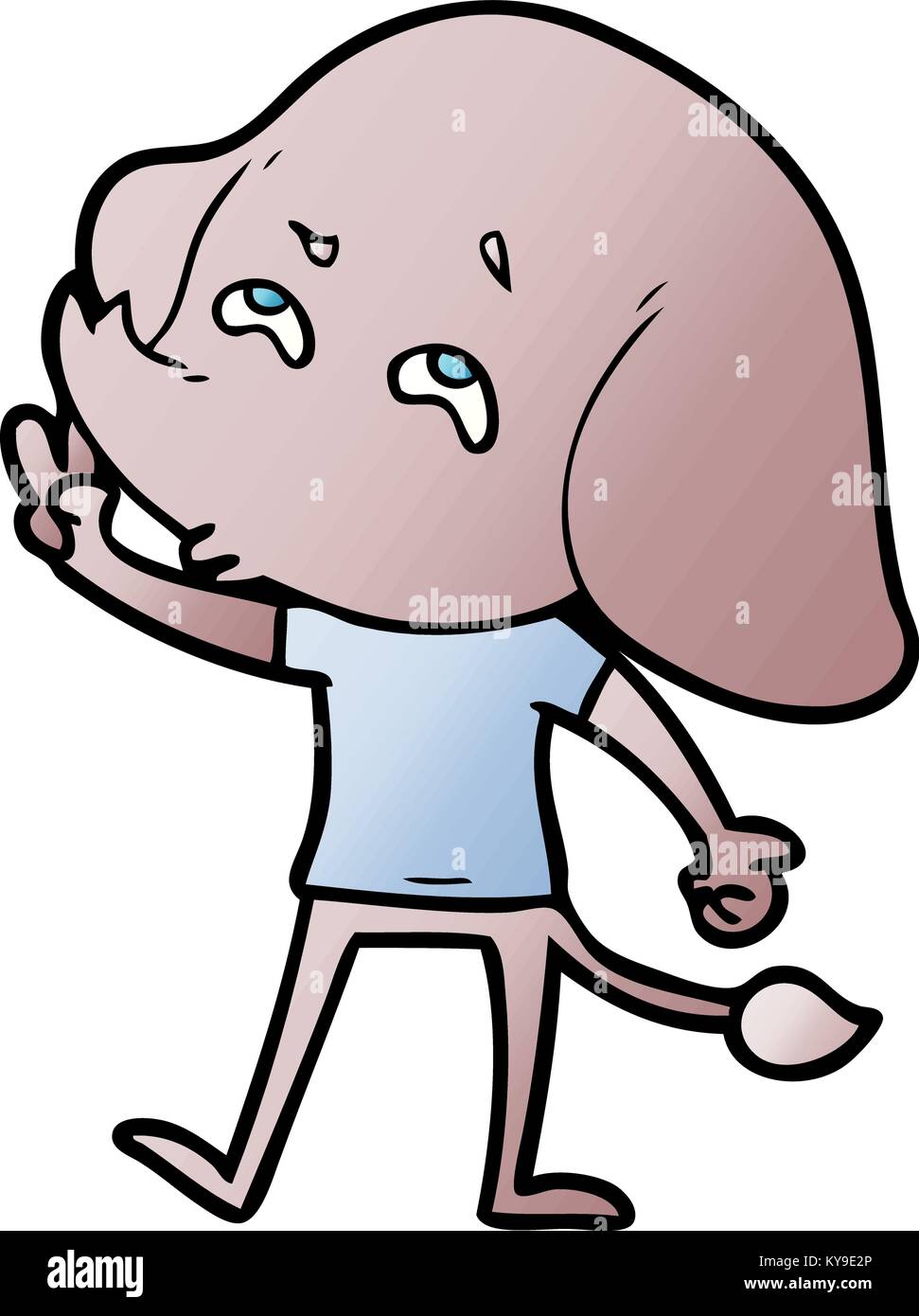 cartoon elephant remembering Stock Vector Image & Art - Alamy