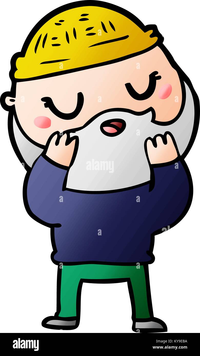 cartoon man with beard Stock Vector Image & Art - Alamy
