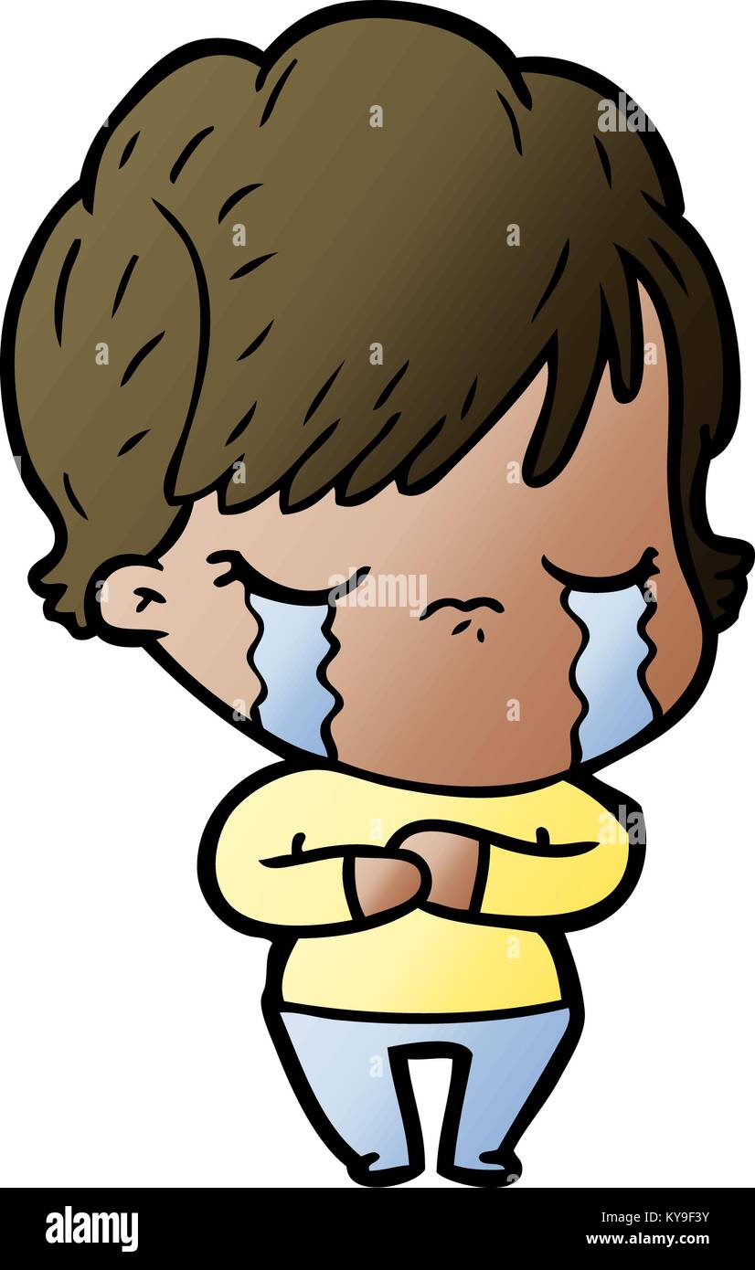 cartoon woman crying Stock Vector Image & Art - Alamy