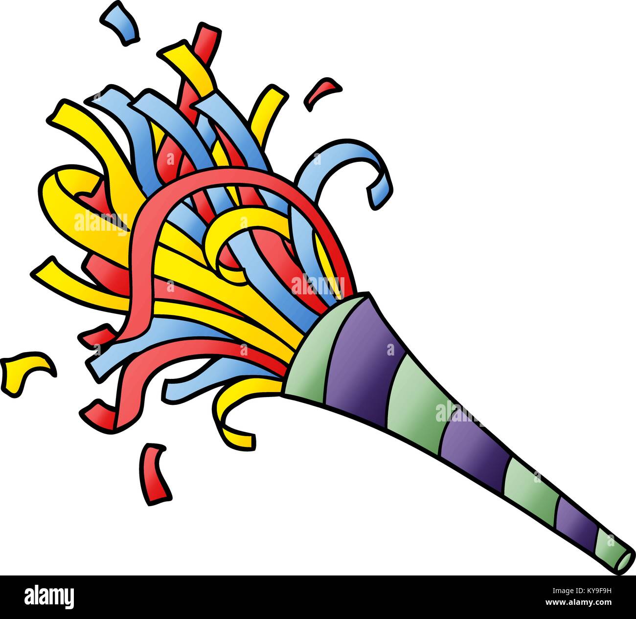 Party Horn Stock Vector Images - Alamy