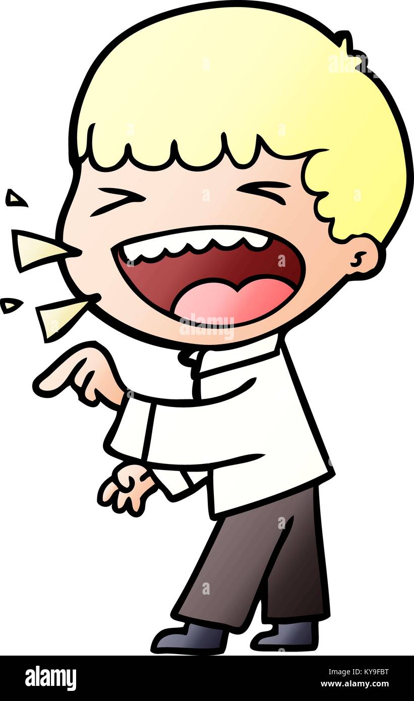 cartoon laughing man Stock Vector Image & Art - Alamy