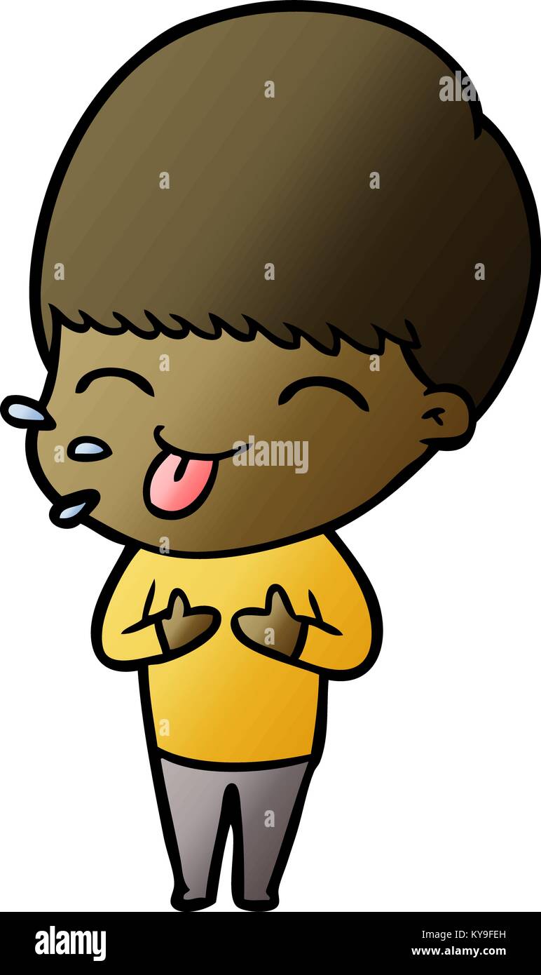 funny cartoon boy Stock Vector Image & Art - Alamy