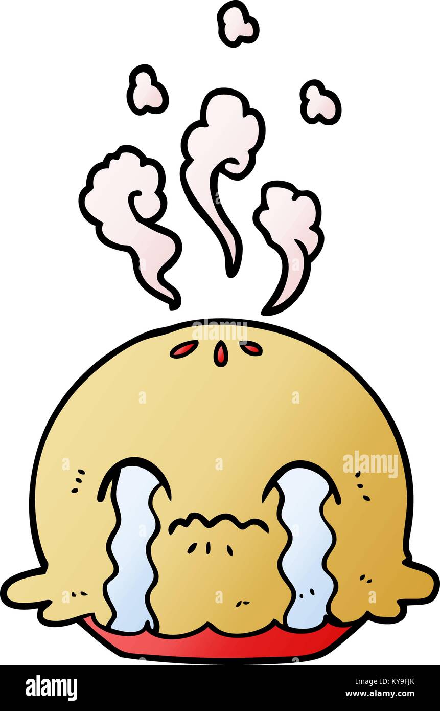 cartoon crying pie Stock Vector Image & Art - Alamy